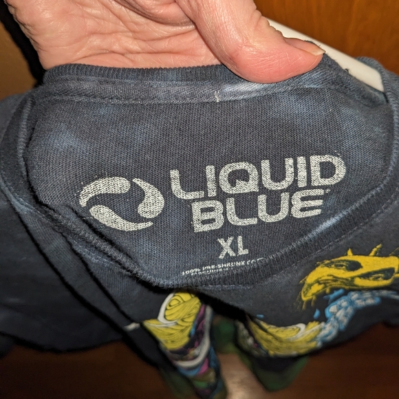 Liquid Blue | Shirts | Liquid Blue Jimi Hendrix Tie Dye Tshirt | Poshmark